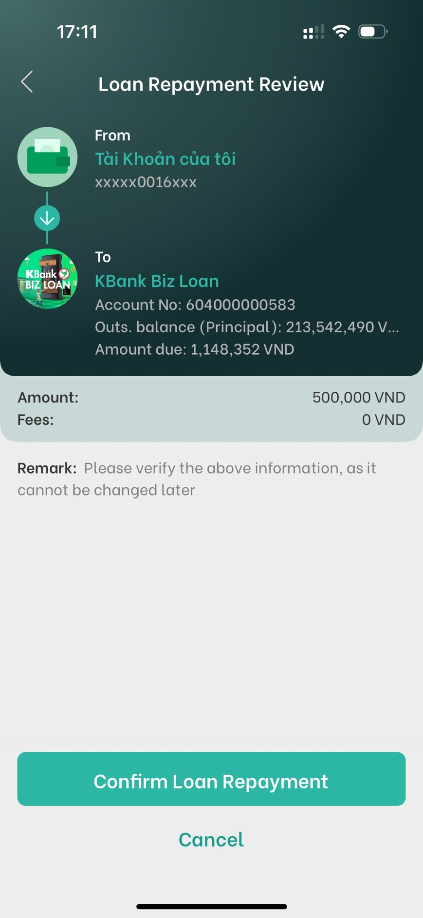 K PLUS Vietnam Application Guide - My Loan & Loan Repayment